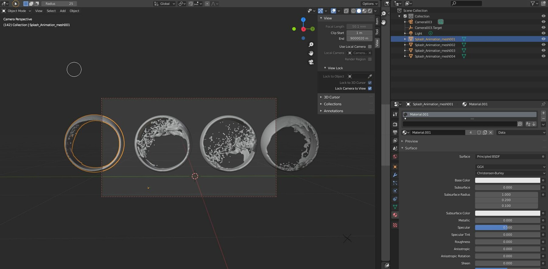 ArtStation - Water Splash Circle Animation | Resources