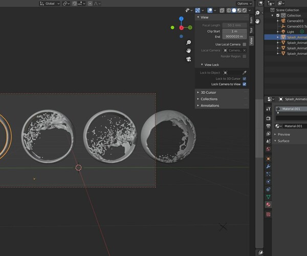 ArtStation - Water Splash Circle Animation | Resources