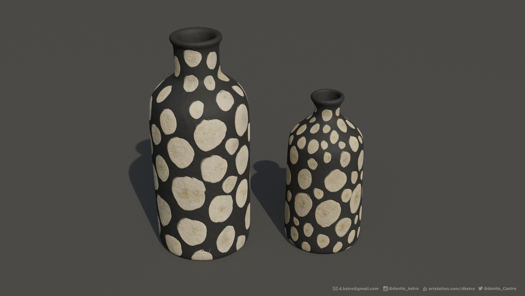 ArtStation - Package with Decorative Vases | 3D model | 2k Textures ...