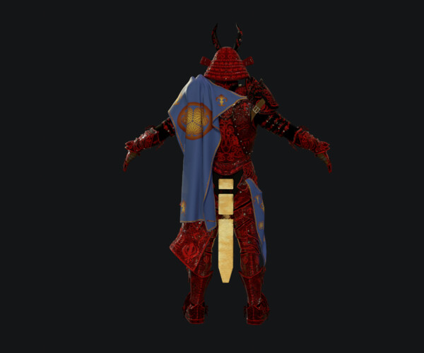 ArtStation - Red Samurai Armor | Resources