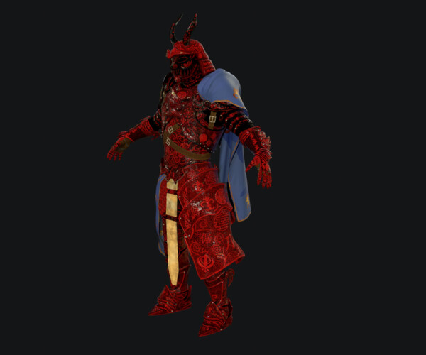 ArtStation - Red Samurai Armor | Resources