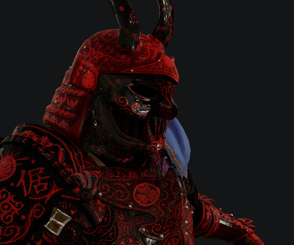 ArtStation - Red Samurai Armor | Resources