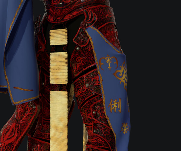 ArtStation - Red Samurai Armor | Resources