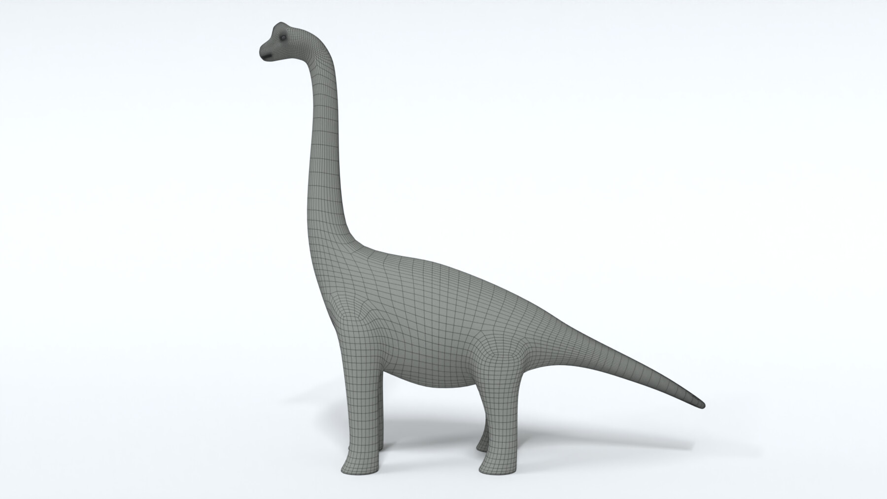 ArtStation - Cartoon Brachiosaurus Dinosaur | Game Assets