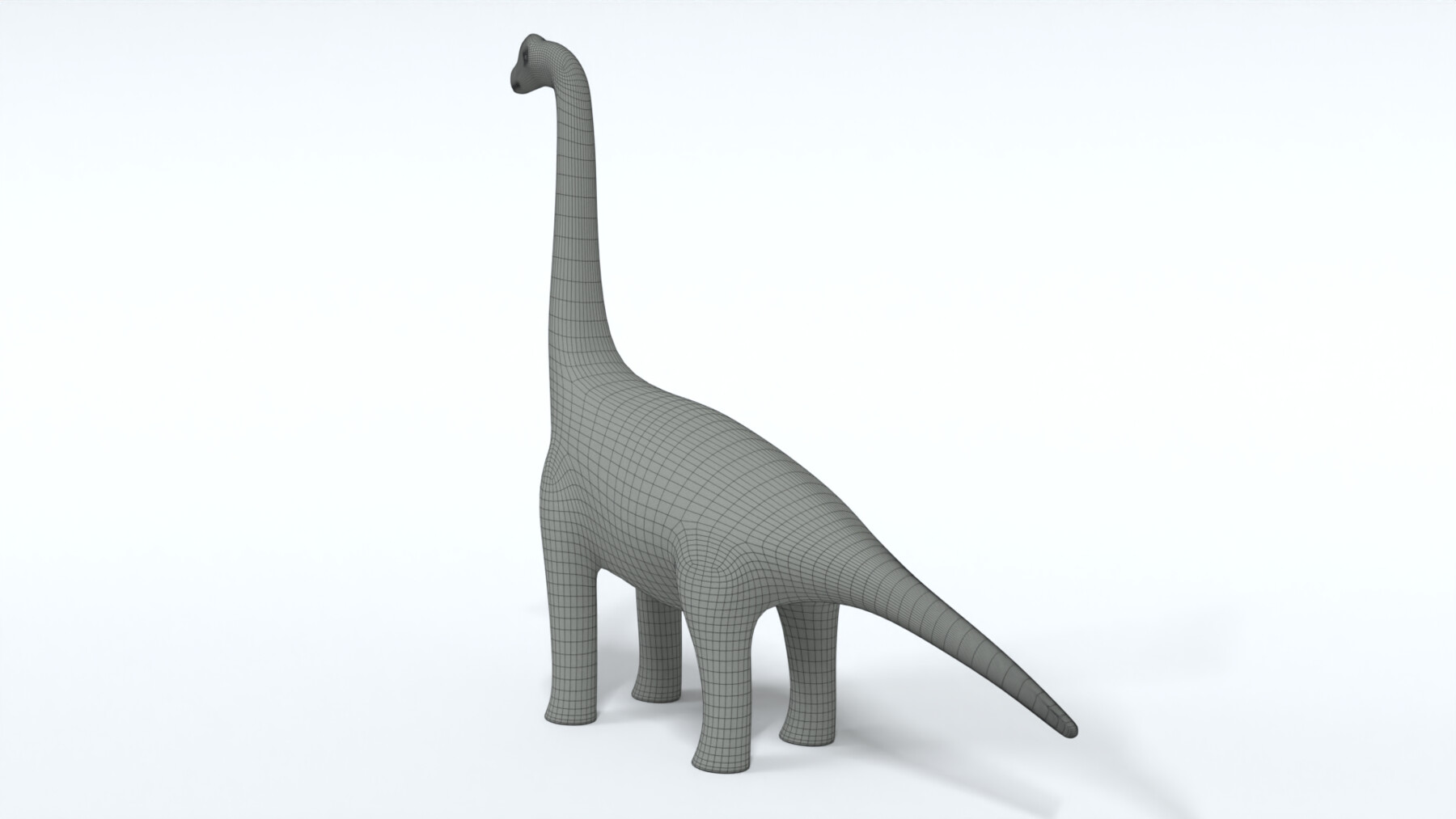 ArtStation - Cartoon Brachiosaurus Dinosaur | Game Assets