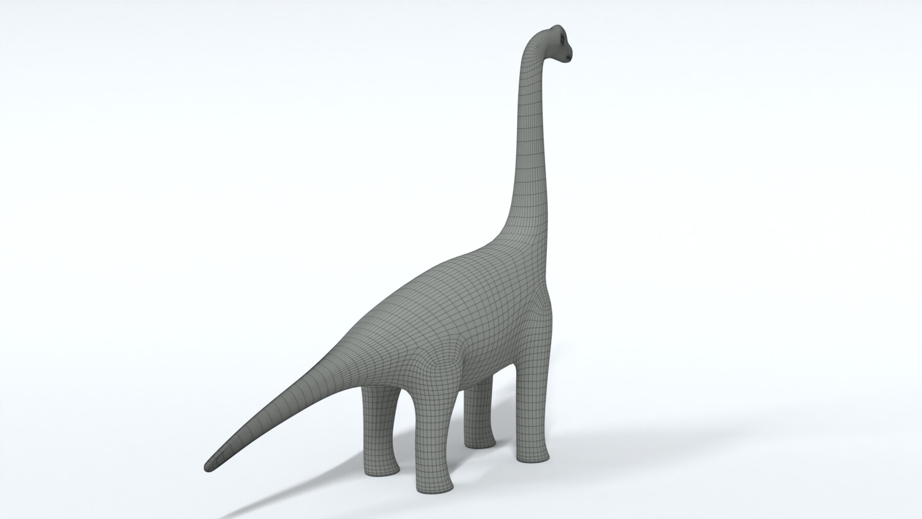 ArtStation - Cartoon Brachiosaurus Dinosaur | Game Assets