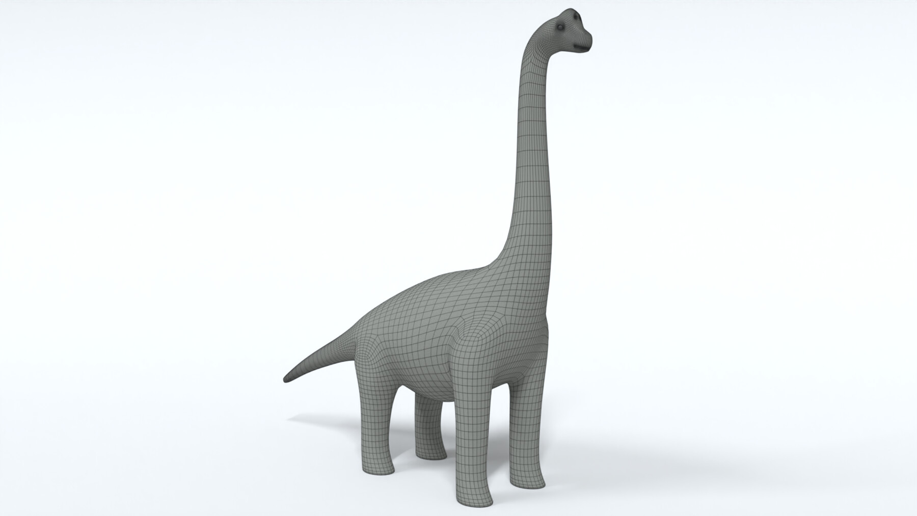 ArtStation - Cartoon Brachiosaurus Dinosaur | Game Assets