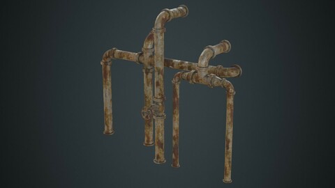 ArtStation - Industrial Pipes 2D | Game Assets