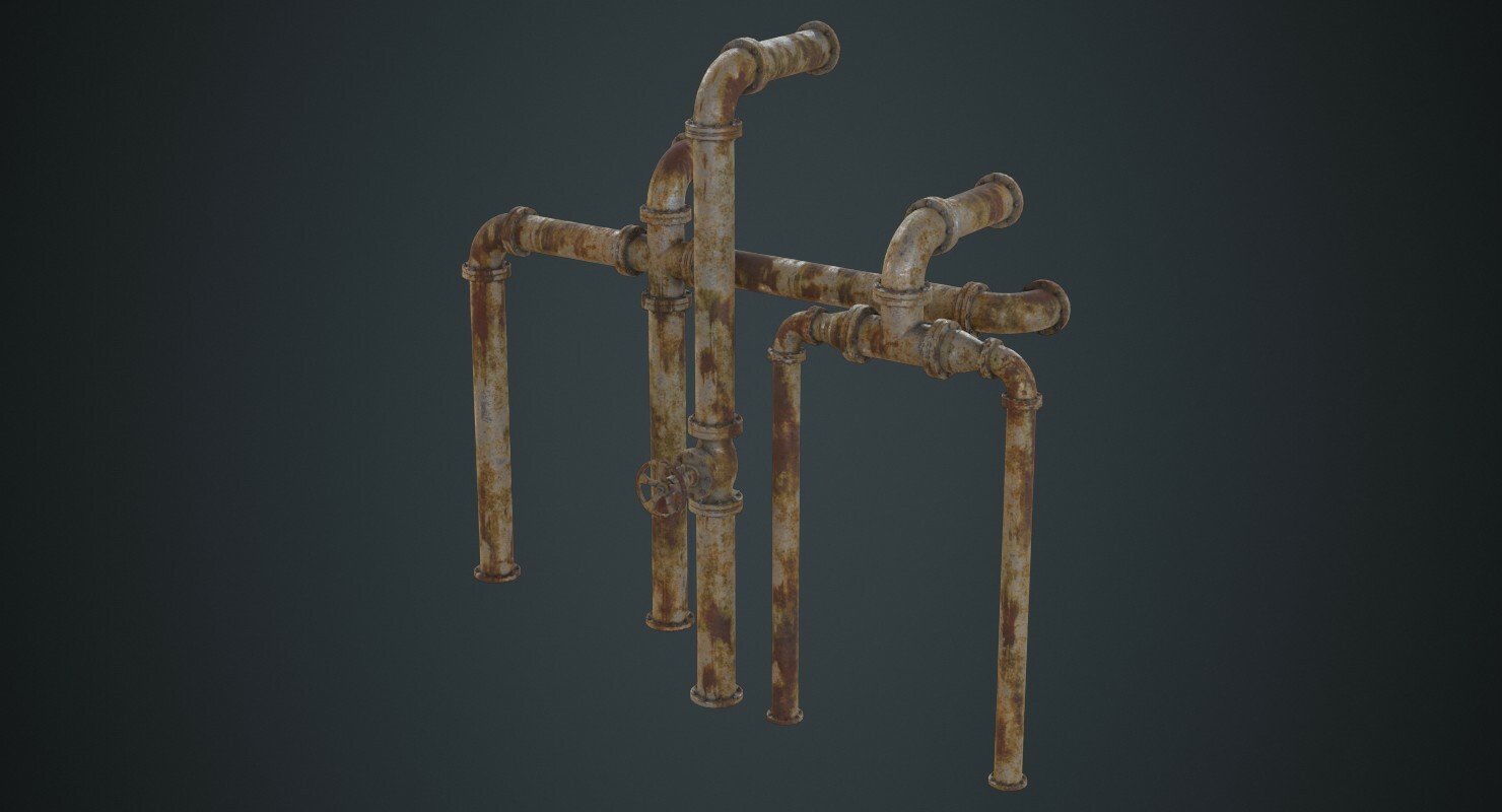 ArtStation - Industrial Pipes 2D | Game Assets