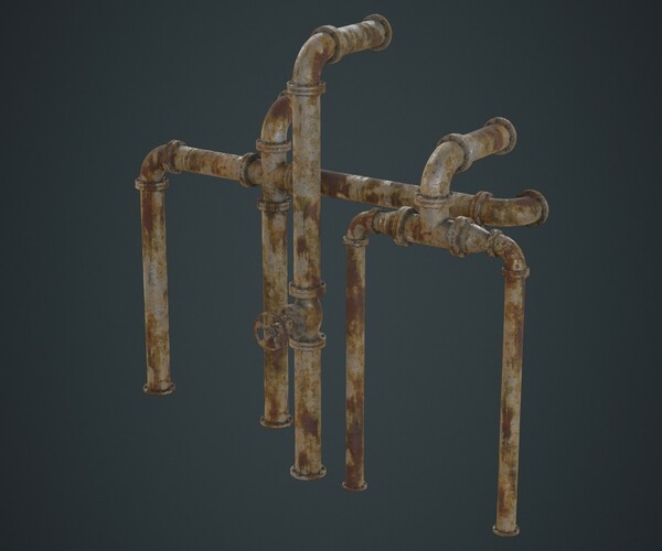 ArtStation - Industrial Pipes 2D | Game Assets