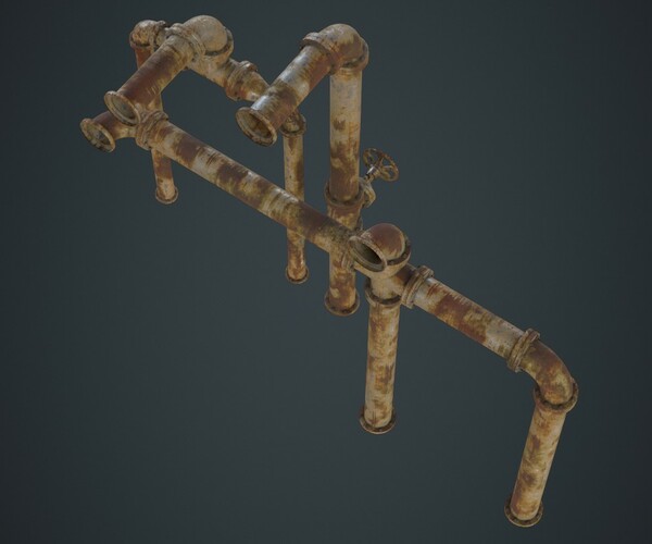 ArtStation - Industrial Pipes 2D | Game Assets