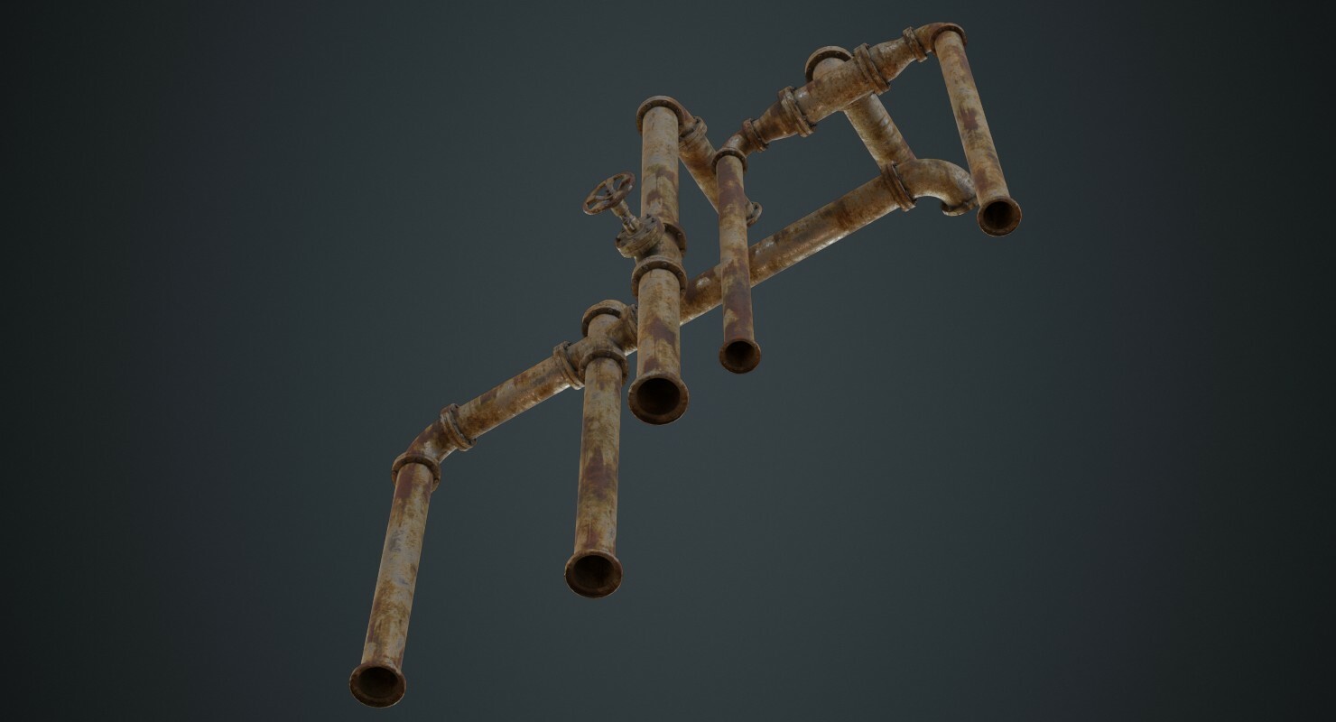 ArtStation - Industrial Pipes 2D | Game Assets