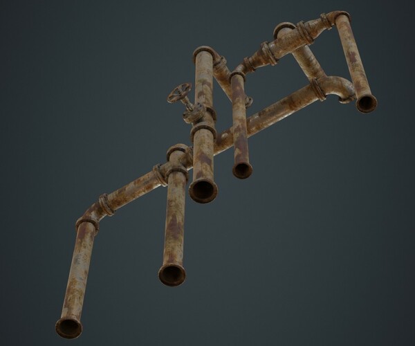 ArtStation - Industrial Pipes 2D | Game Assets