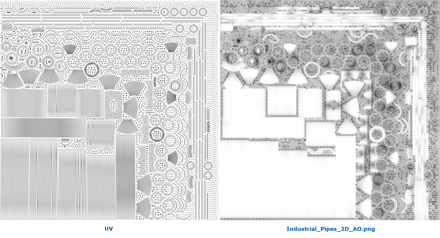 ArtStation - Industrial Pipes 2D | Game Assets