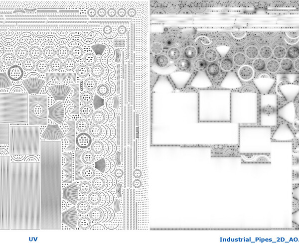 ArtStation - Industrial Pipes 2D | Game Assets