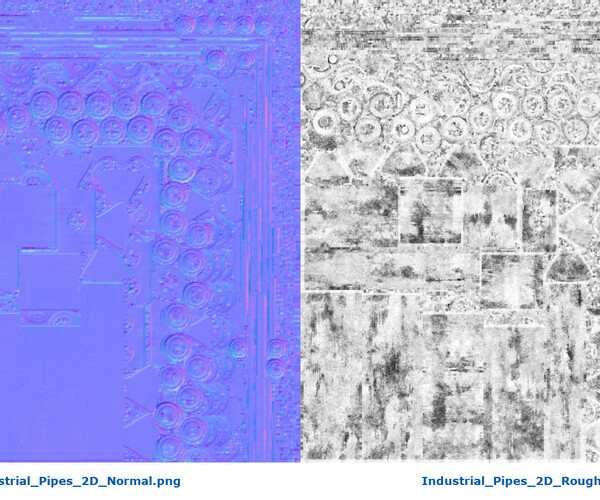 ArtStation - Industrial Pipes 2D | Game Assets