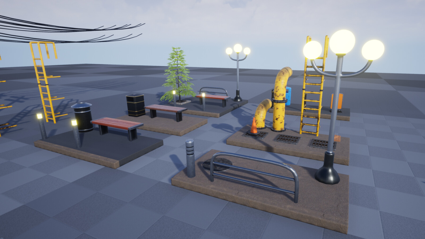 ArtStation - Street Props Vol 1 For Unreal Engine | Game Assets