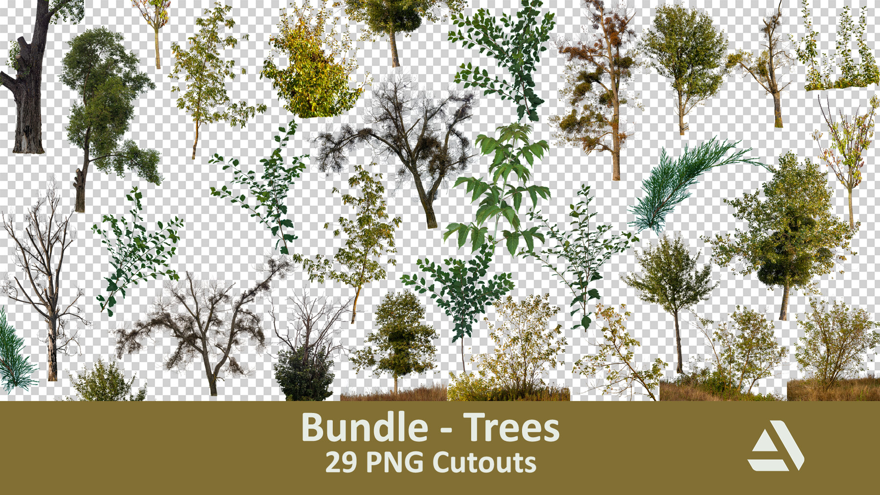 ArtStation - PNG Photo Pack: Trees | Resources