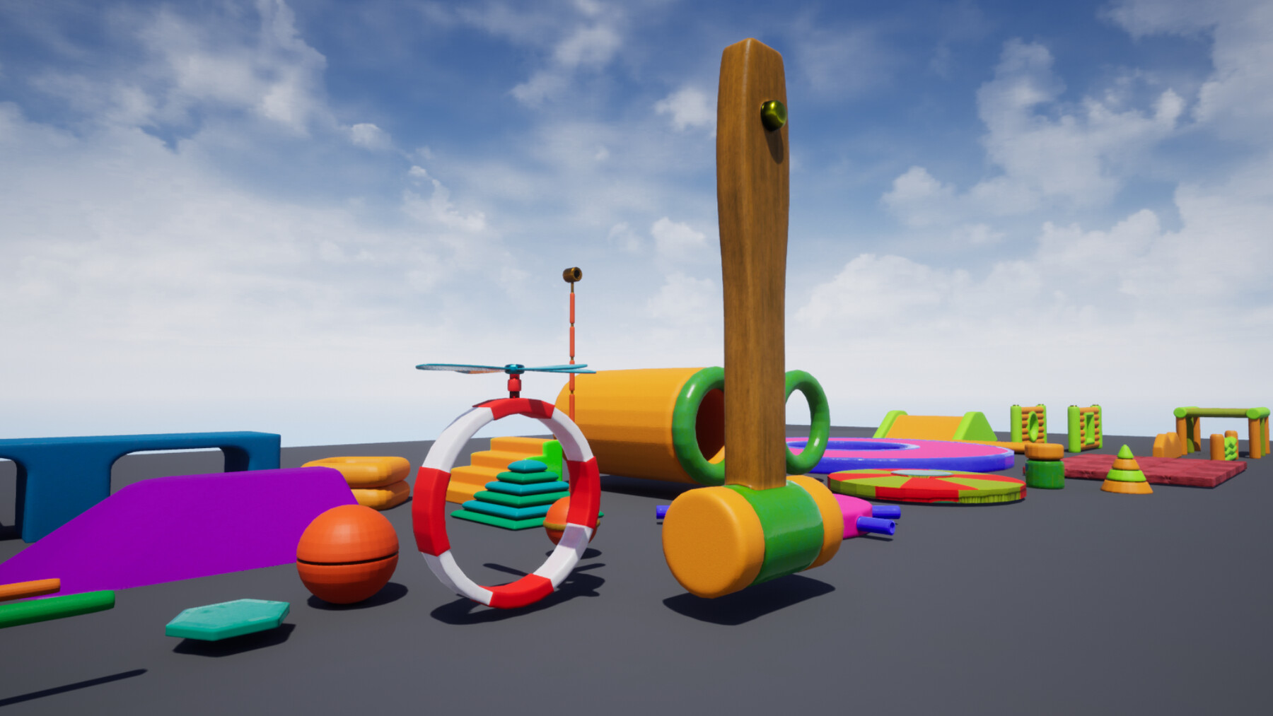 ArtStation - Fun Obstacle Course Expansion For Unreal Engine | Game Assets