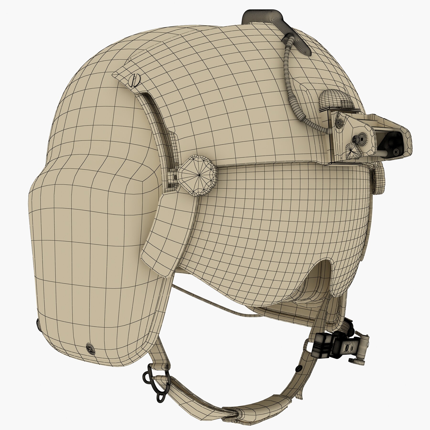 ArtStation - Pilot Helmet Gentex HGU 56P | Resources
