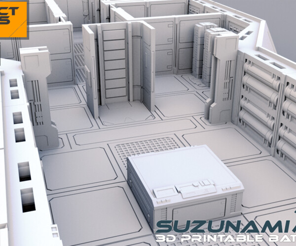 ArtStation - 3D Printable OpenLOCK Compatible Tiles - Battle Submarine ...