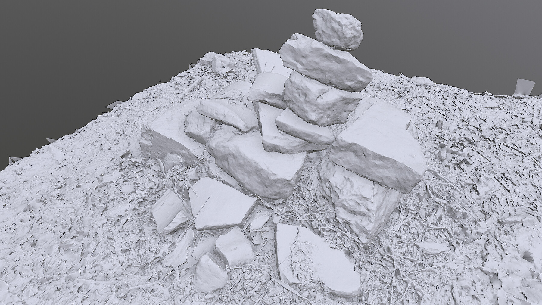 ArtStation - Photoscan_OBJ_0077_only HighPoly Mesh (16K Texture) | Game ...