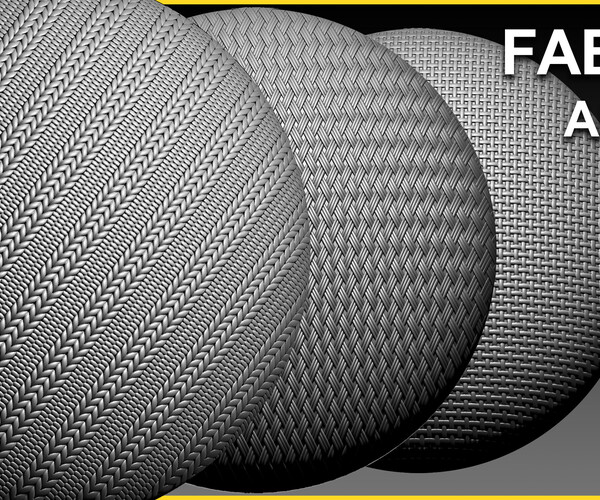 ArtStation - 45 FABRIC ALPHAS 4K (Seamless and tileable) | Brushes