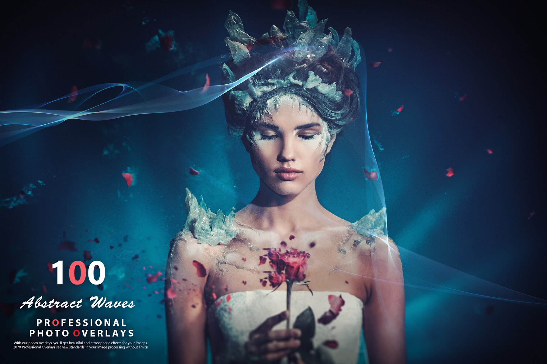 ArtStation - 100 Abstract Waves Photo Overlays | Resources