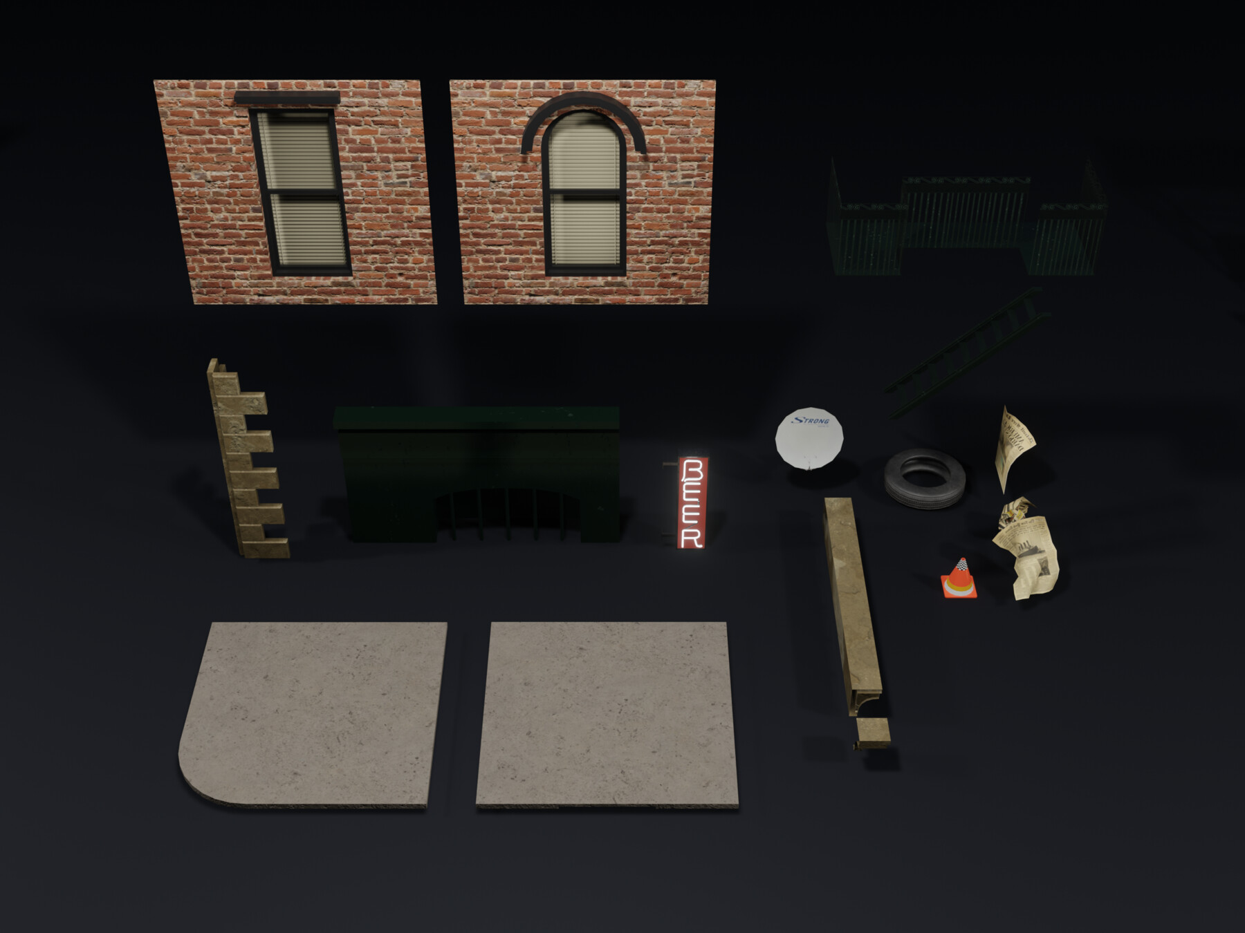 ArtStation - Cyberpunk 2041 | Game Assets