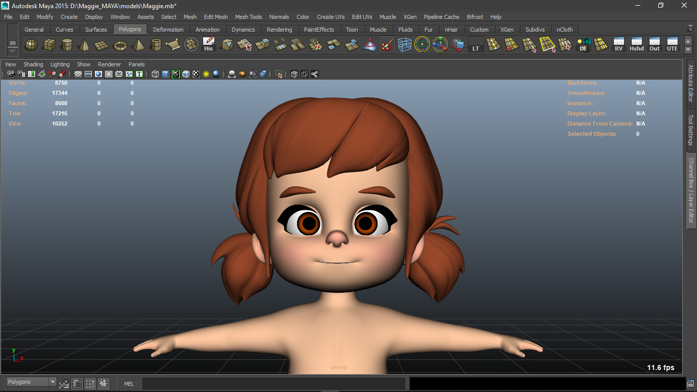 ArtStation - Maggie Stylised Girl Kid Cartoon Character | Resources