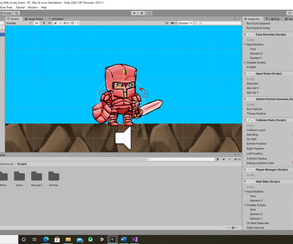 ArtStation - 2D Starter Sprite Pack With Scripts | Game Assets