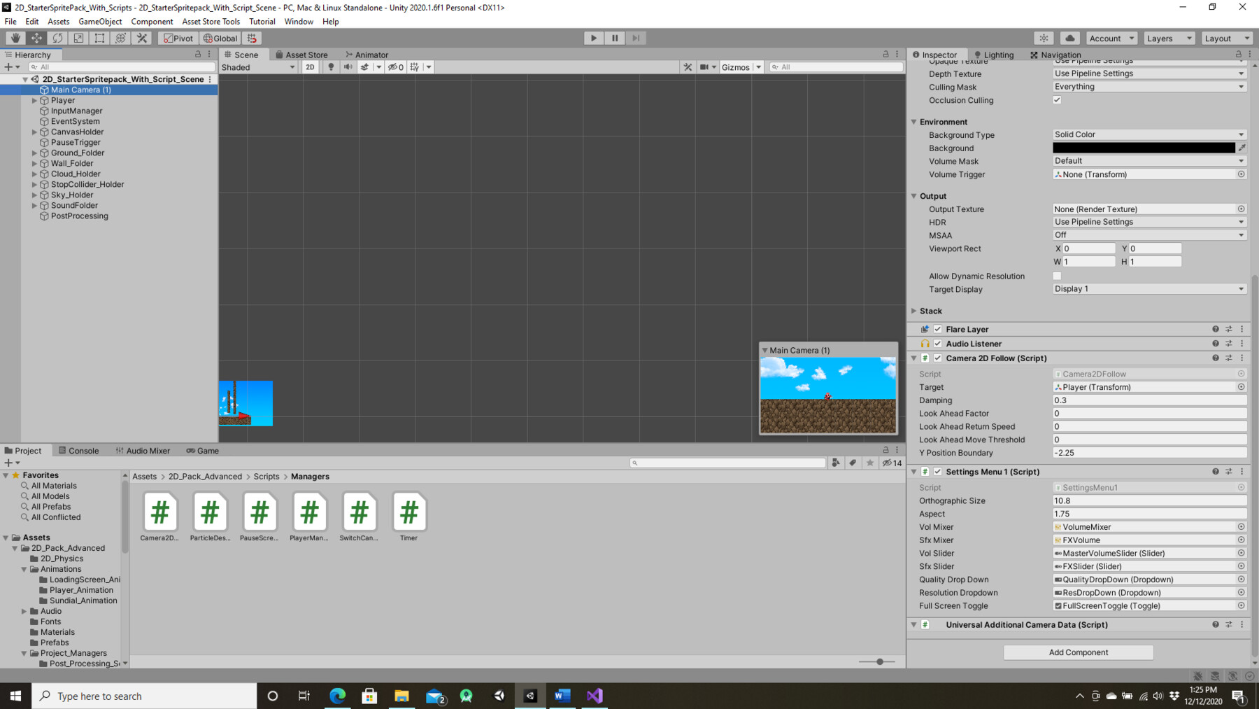 ArtStation - 2D Starter Sprite Pack With Scripts | Game Assets