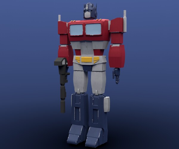 ArtStation - Optimus Prime | Game Assets