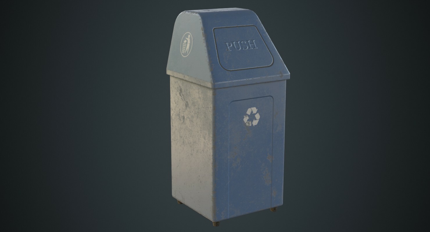 ArtStation - Dustbin 5B | Game Assets