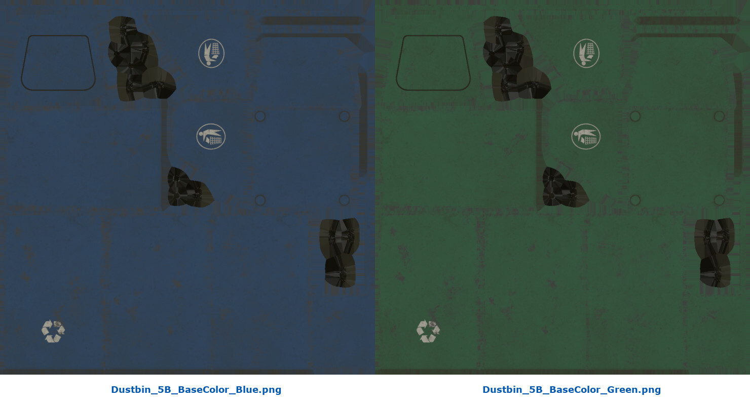 ArtStation - Dustbin 5B | Game Assets