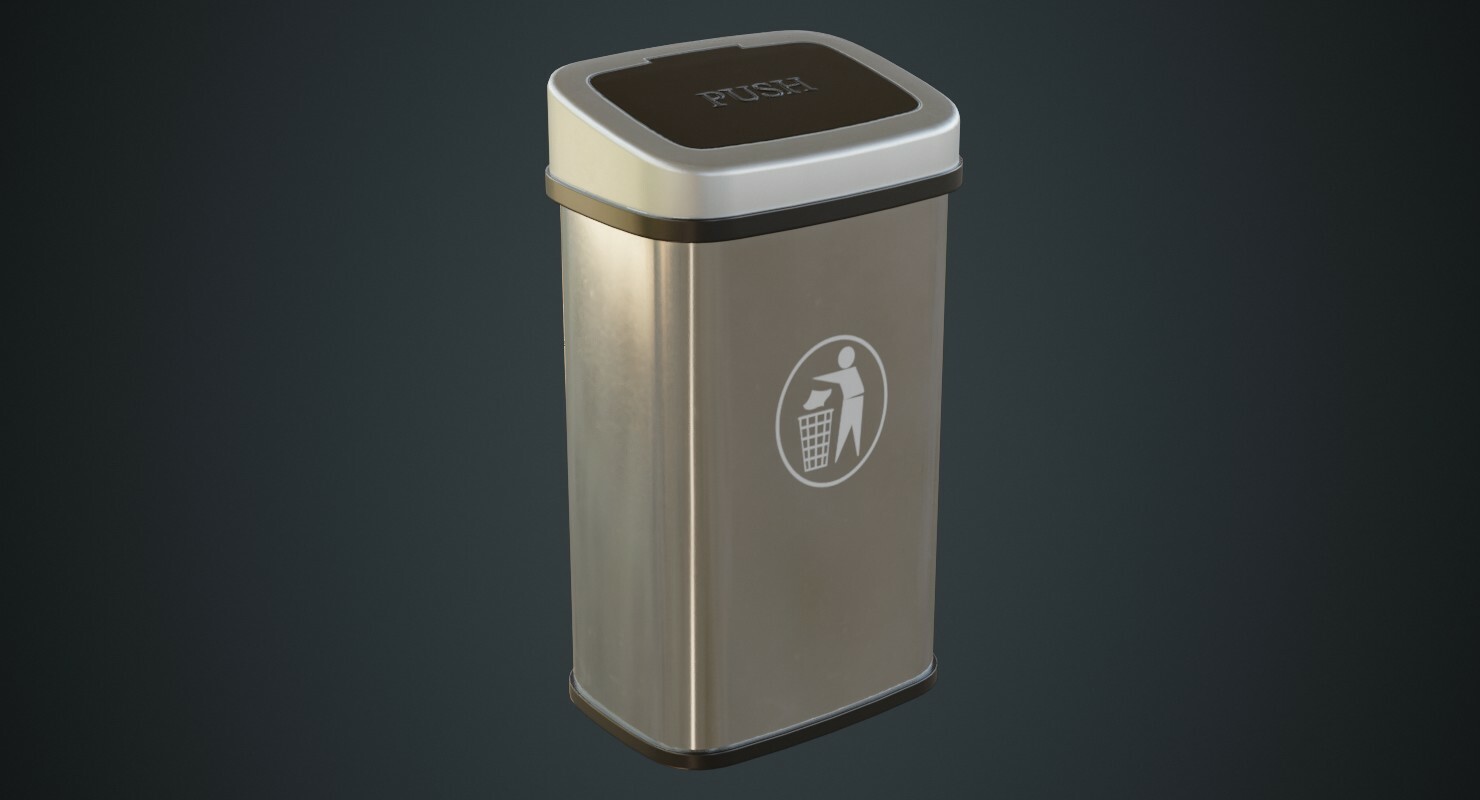 ArtStation - Dustbin 6A | Game Assets