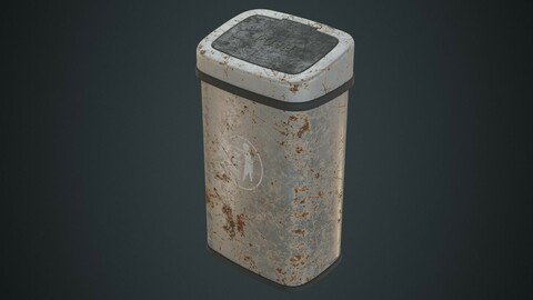 ArtStation - Dustbin 6B | Game Assets