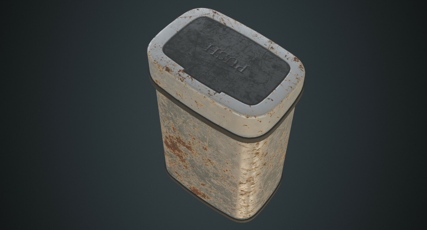 ArtStation - Dustbin 6B | Game Assets