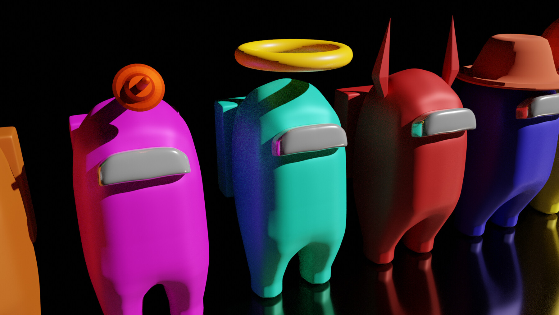 ArtStation - Among us 3d model fully rigged with unique ornaments ...