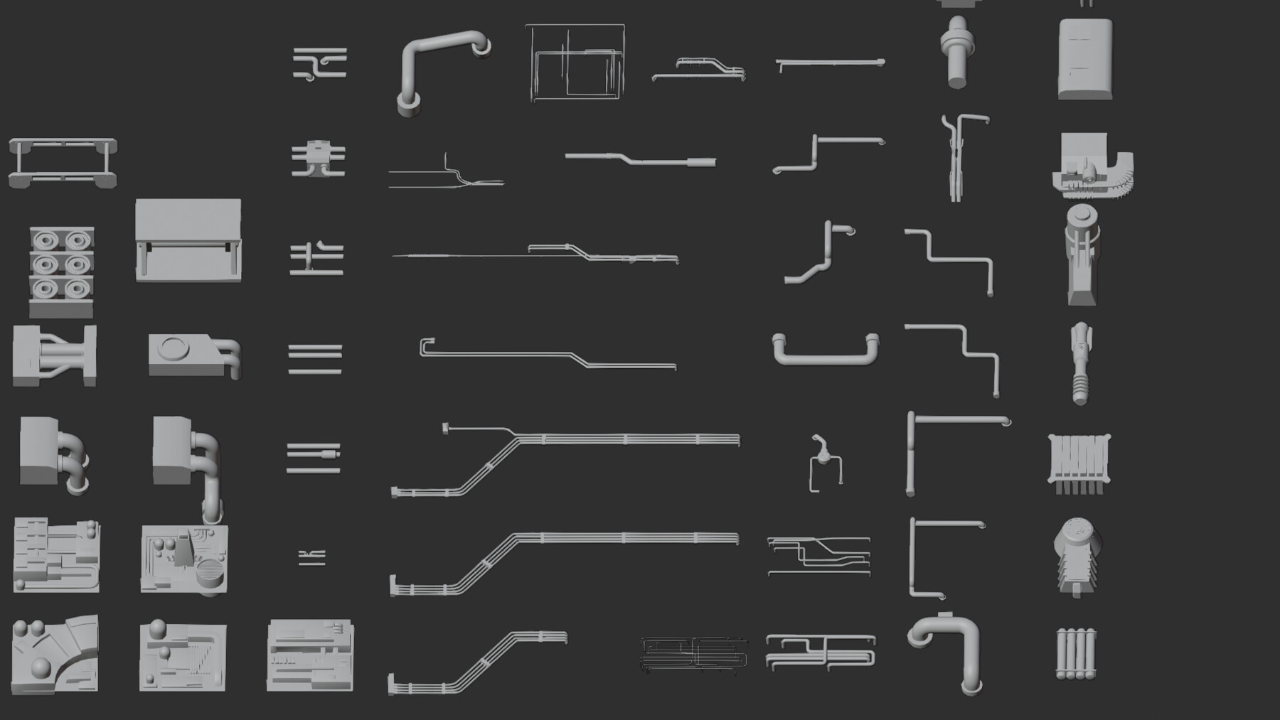 ArtStation - KitBashing Greeble Set | Resources