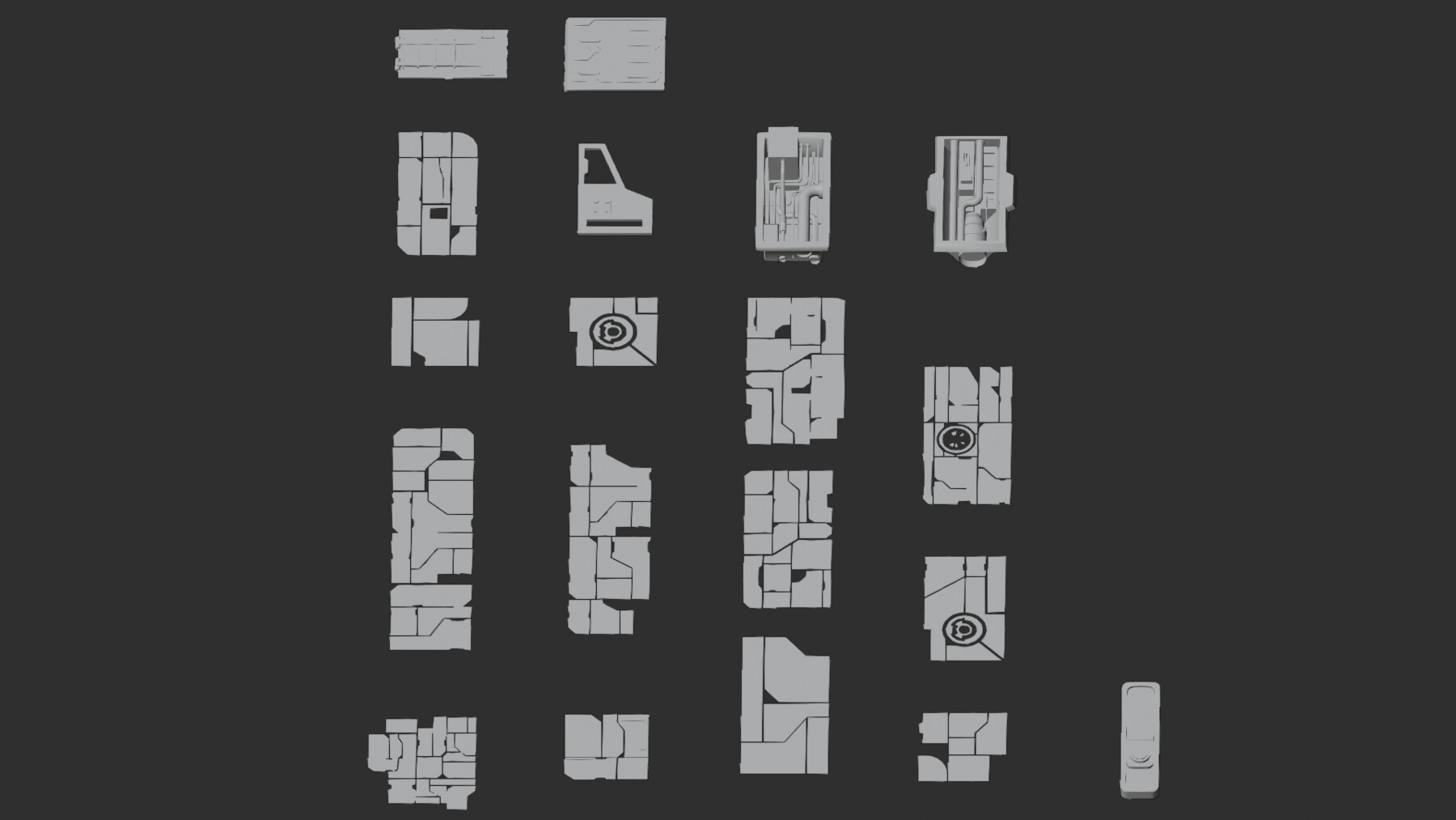 ArtStation - KitBashing Greeble Set | Resources