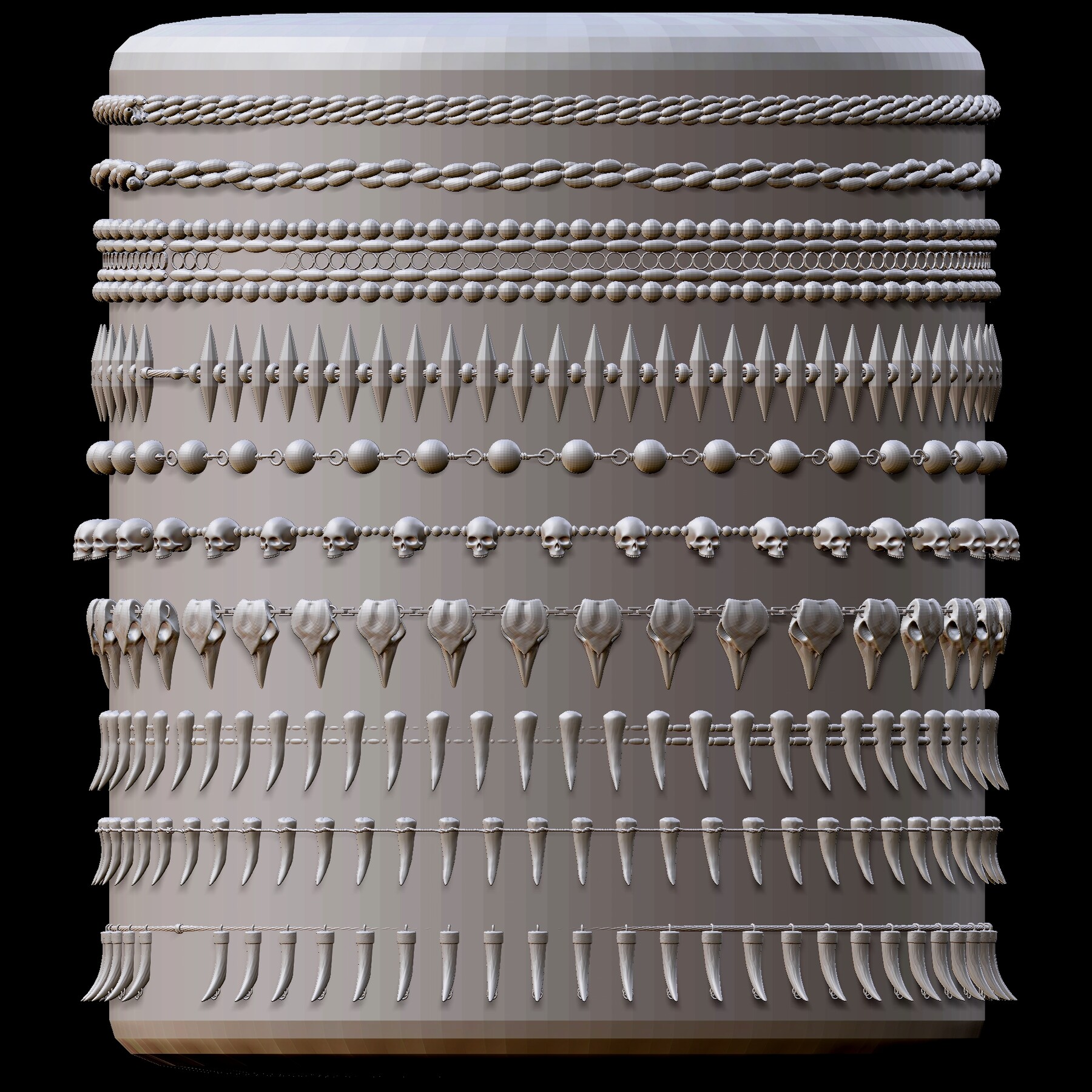 ArtStation - Character Accessories Pack | Brushes