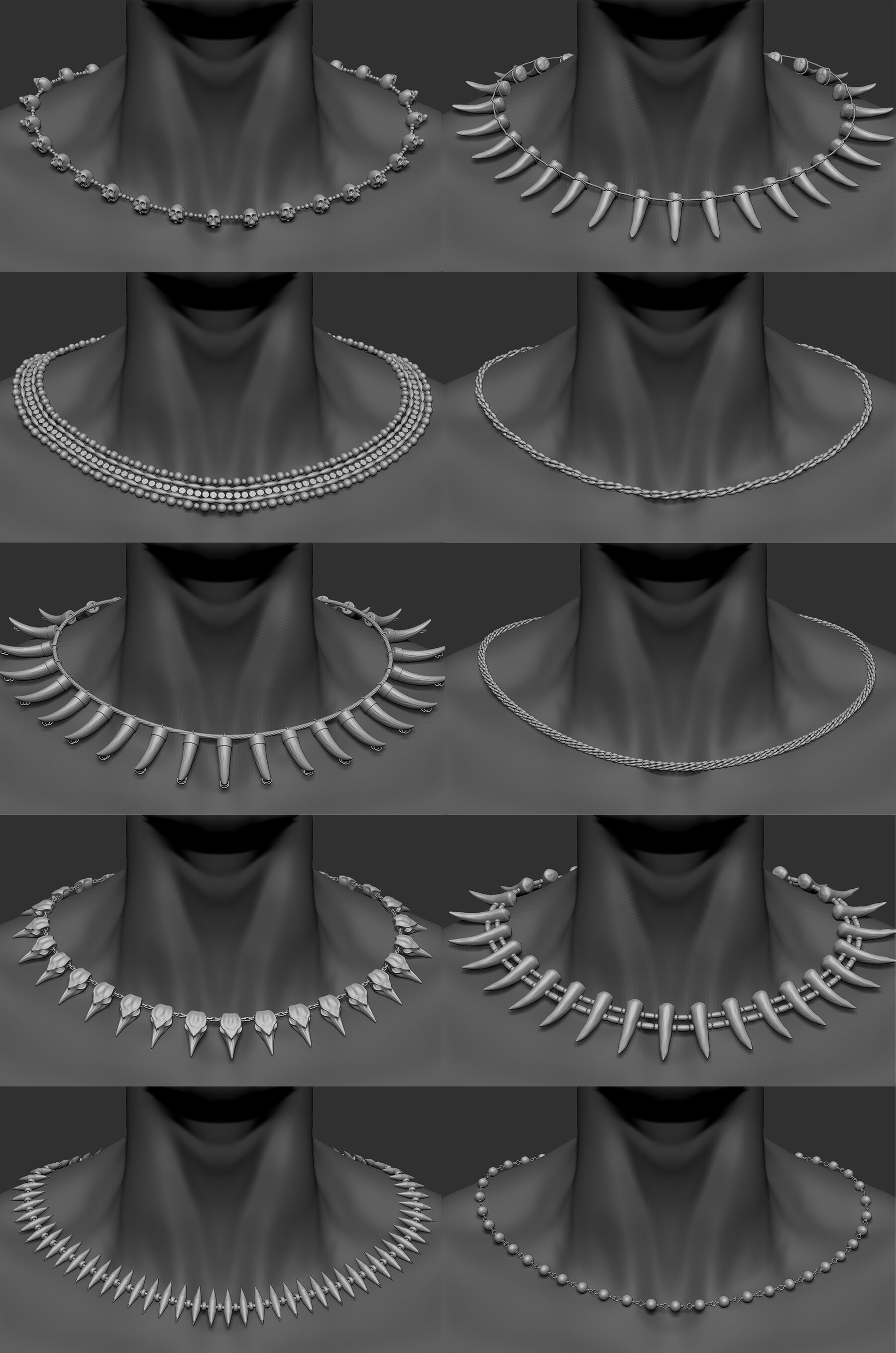 ArtStation - Character Accessories Pack | Brushes