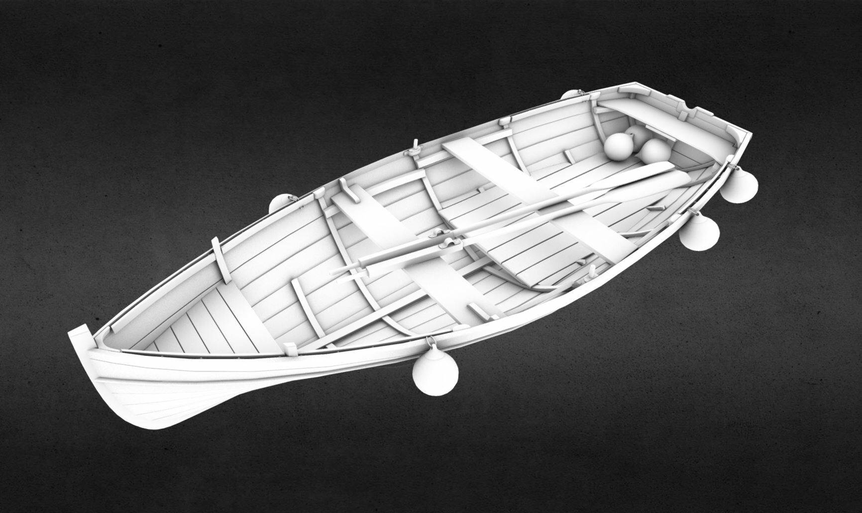 ArtStation - Old Fishing Rowing Boat | Resources