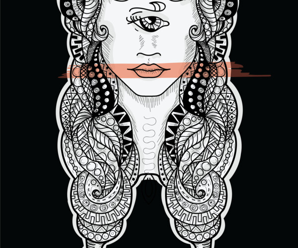 ArtStation - Mandala girl illustration | Artworks