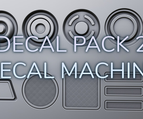 ArtStation - Decal Pack (Decal Machine 2.1 Ready) - 40 HIGH QUALITY ...