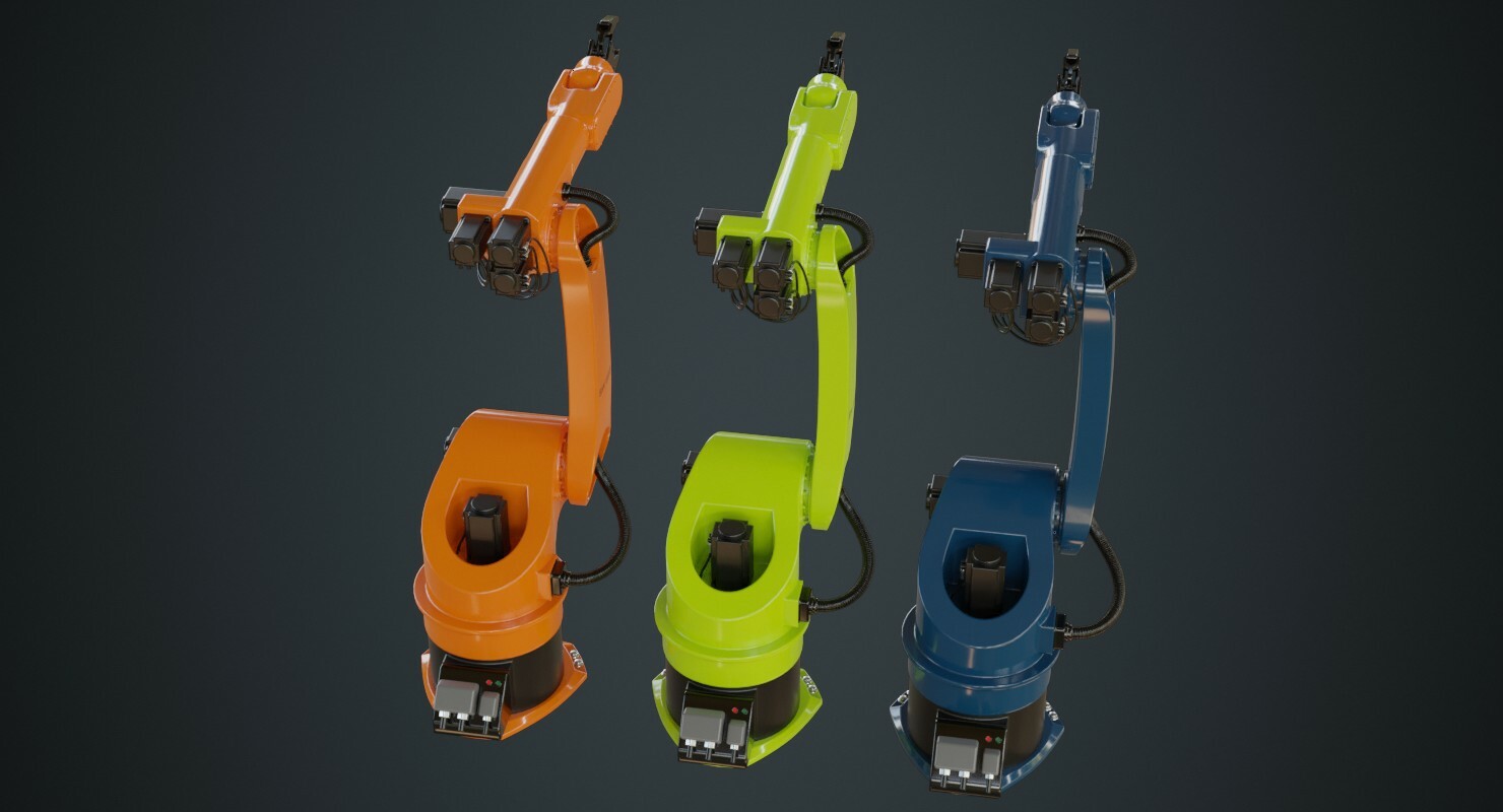 ArtStation - Industrial Robot 3A | Game Assets