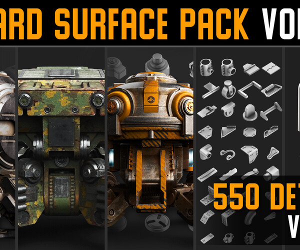 ArtStation - Hard Surface Pack Vol.1 | Resources
