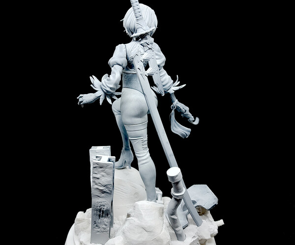 ArtStation - 2b stl | Resources