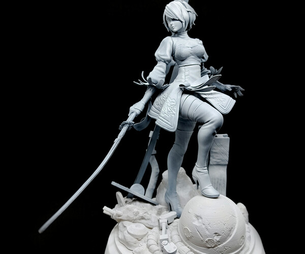 ArtStation - 2b stl | Resources